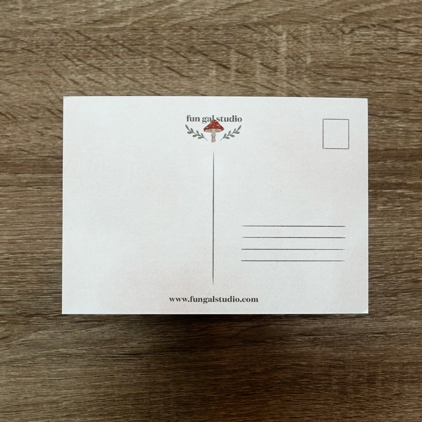 Sunflower Cottage - Postcard / Mini Art Print – Fun Gal Studio