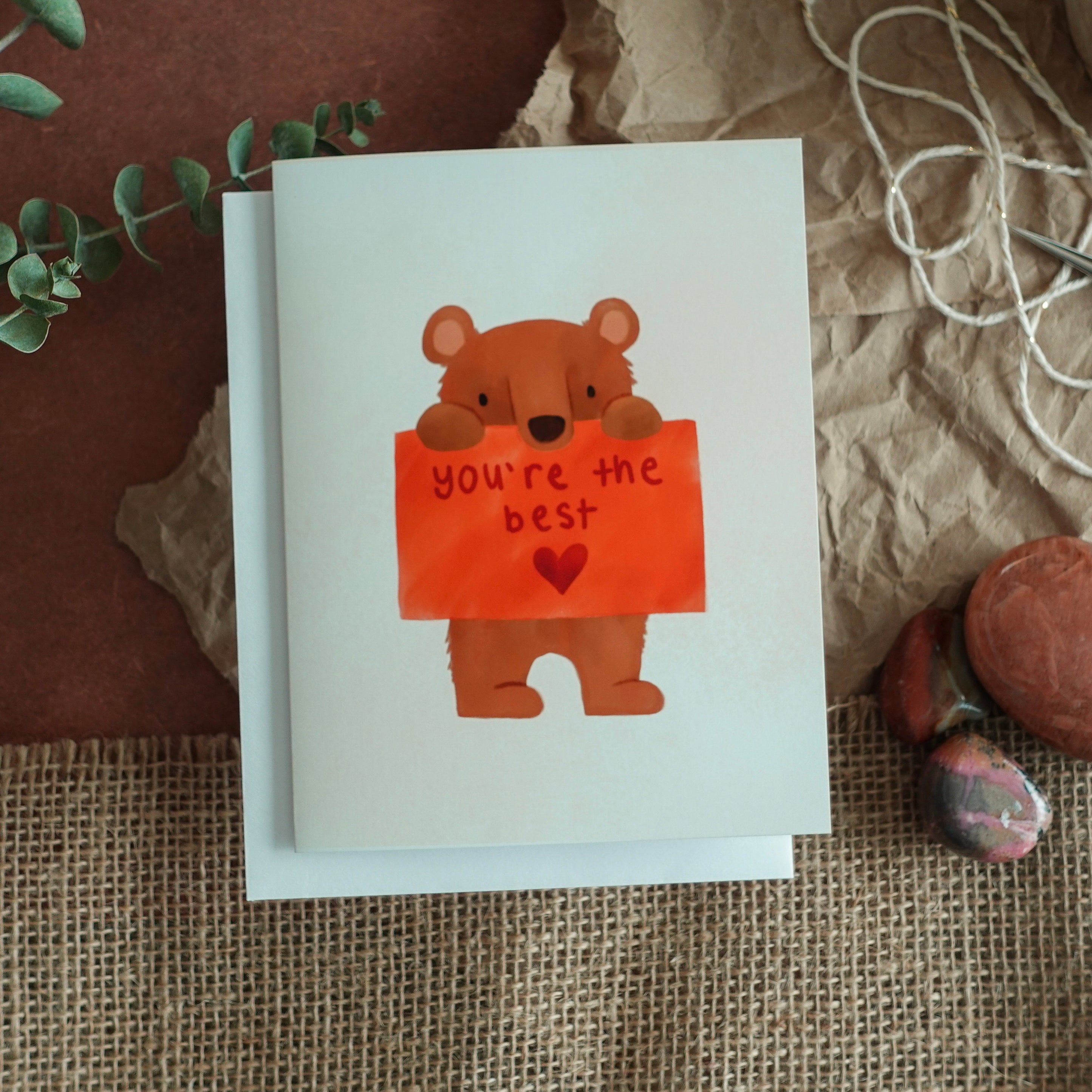 You're the Best - Thank you card / Appreciation / Gratitude card – Fun ...